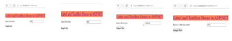 Example of Label and Textbox Control in ASP.NET - Programmingempire