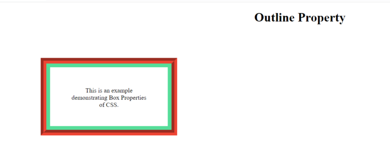 Examples of Outline Properties in CSS - Programmingempire