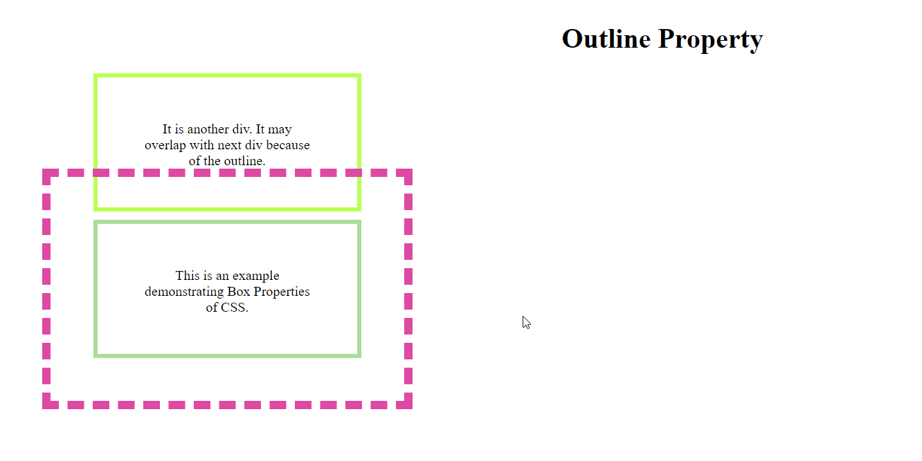 Examples of Outline Properties in CSS - Programmingempire