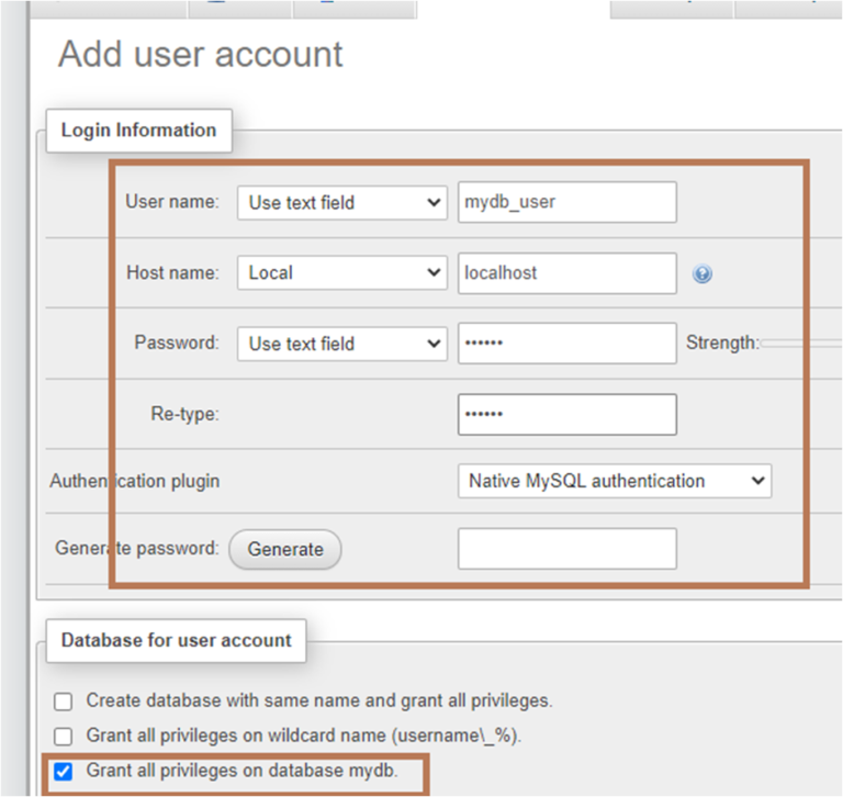 Working with phpMyAdmin – Creating Users and Assigning Privileges - Programmingempire
