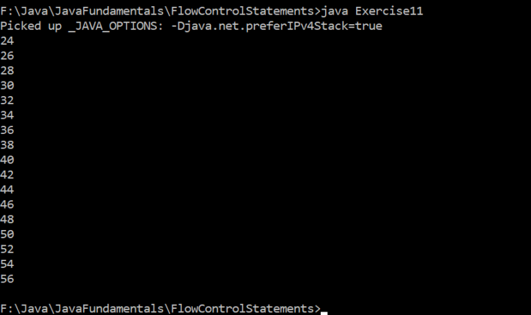 Display Even Numbers in a Range in Java - Programmingempire