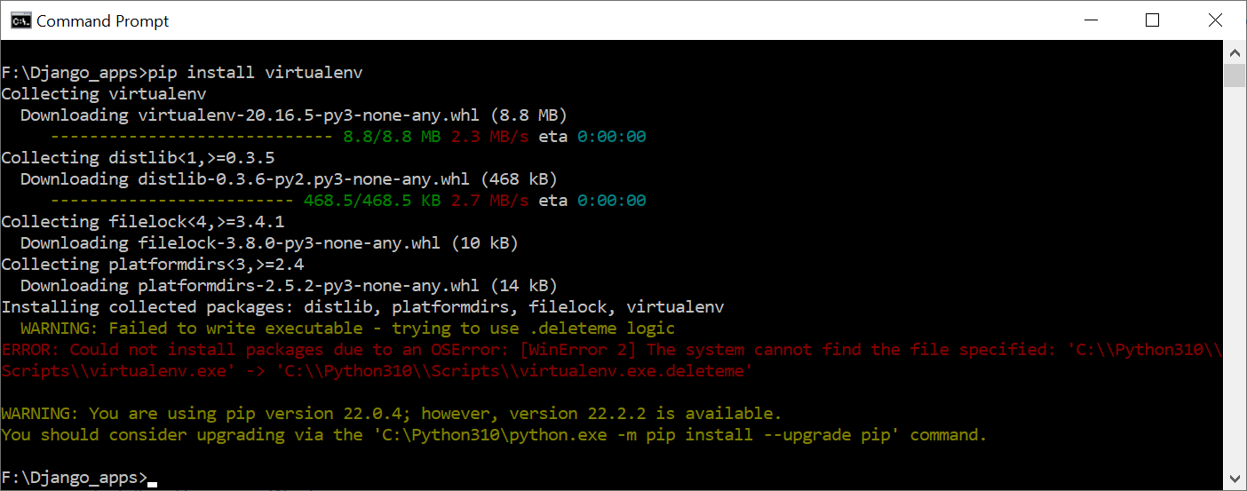 Creating A Simple App In Django Programmingempire