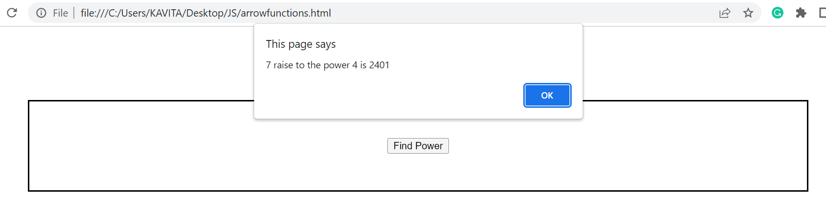 Example Of Arrow Function In Javascript Programmingempire